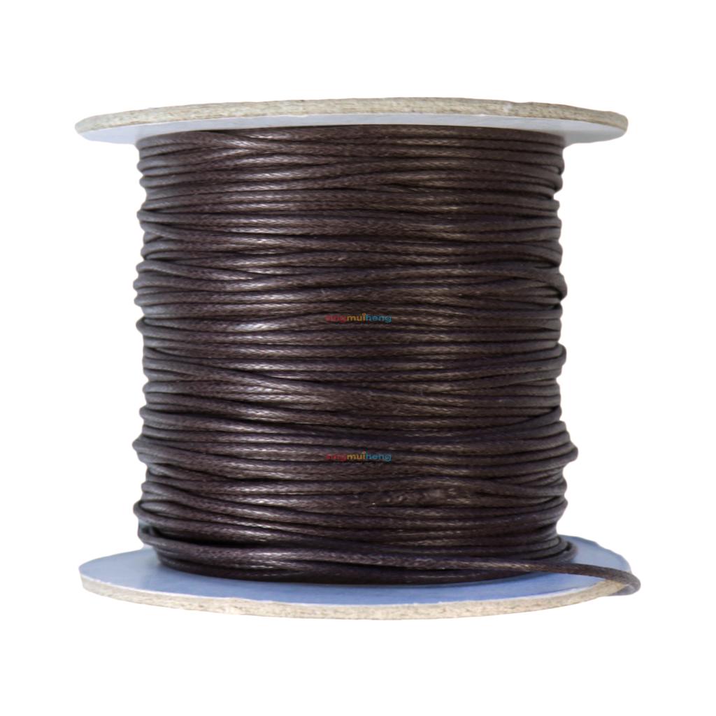 Brown Wax Cord (Assorted Widths) - SMH Craft
